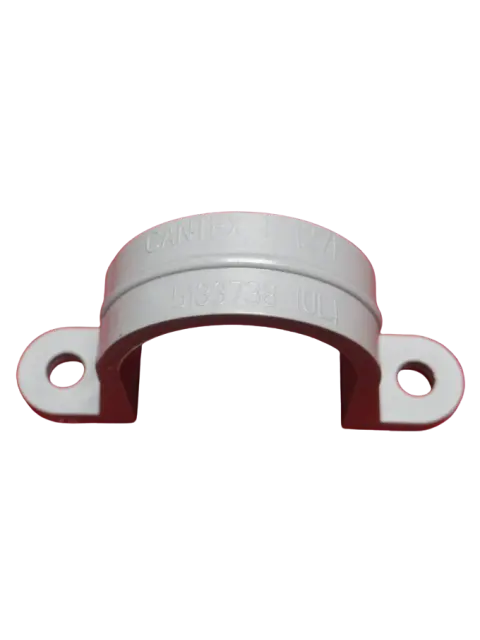 1/2" Plastic 2-Hole Pipe Clamp | APFS