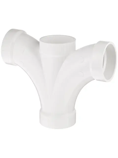 3" X 3" X 3" X 3" PVC DWV Double Fixture Fitting | APFS