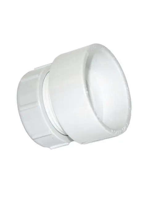 1-1/2" PVC DWV Female Trap Adapter W/Plastic Nut (H X SLIP) | APFS